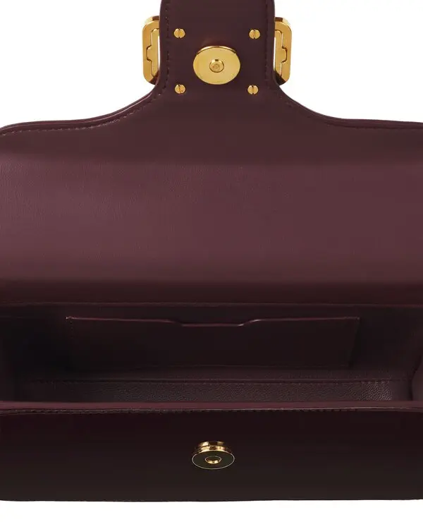 LANVIN Pencil Cat Nano Patent Leather Bag