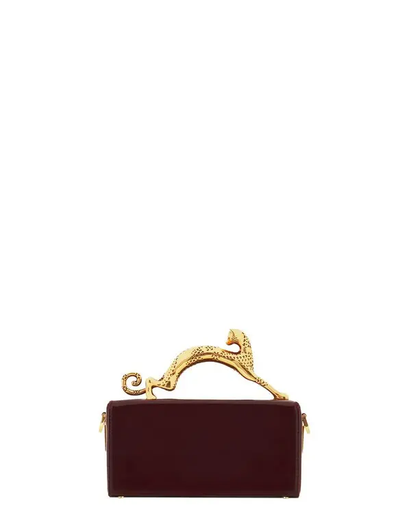 LANVIN Pencil Cat Nano Patent Leather Bag