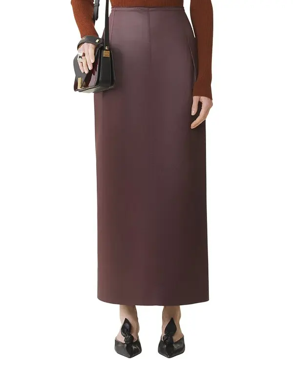 LANVIN Straight Skirt - Mocha