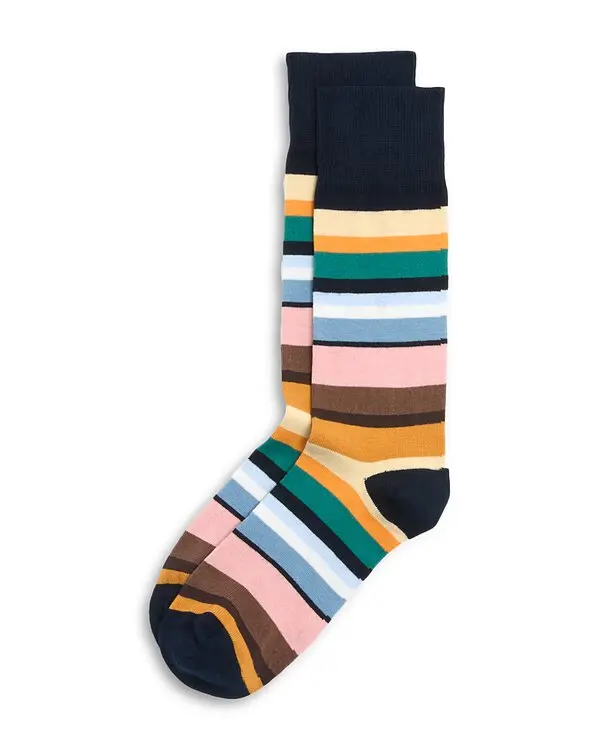 Paul Smith Marek Star Stripe Crew Socks - Navy