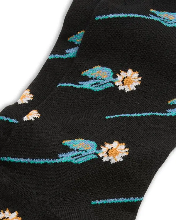 Paul Smith Flower Stem Crew Socks