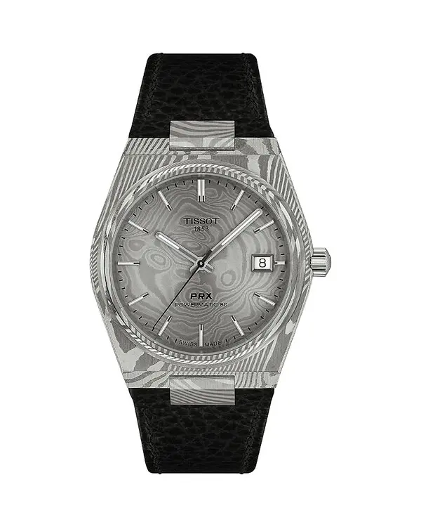 TISSOT Prx Damascus Watch - Silver/silver
