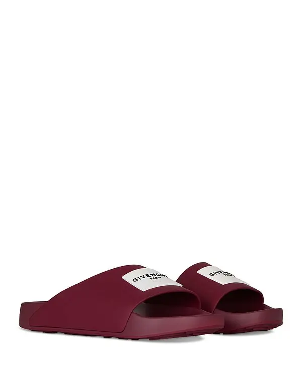 Givenchy Slide Sandals - Red Cherry