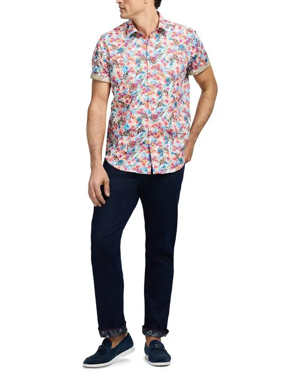 Robert Graham Floral Short Sleeve Woven Shirt