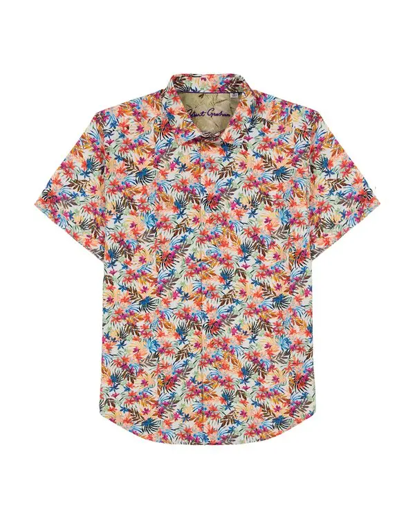 Robert Graham Floral Short Sleeve Woven Shirt