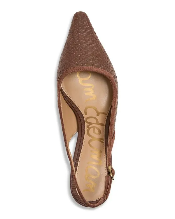 Sam Edelman Bianka Slingback Sandals - Bourbon