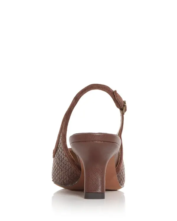 Sam Edelman Bianka Slingback Sandals - Bourbon