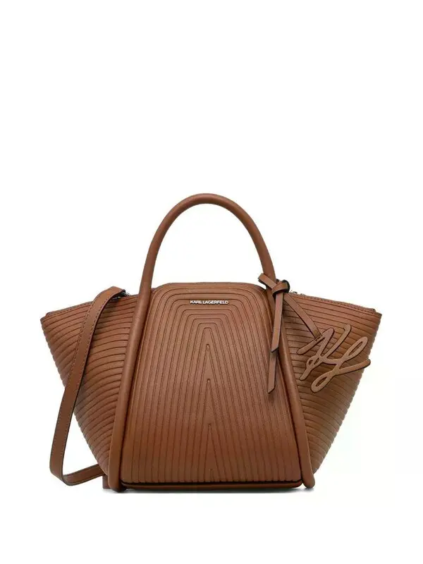 Karl Lagerfeld Geometric-design Tote - Brown