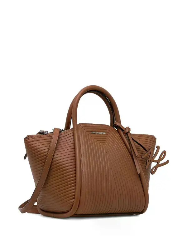 Karl Lagerfeld Geometric-design Tote - Brown