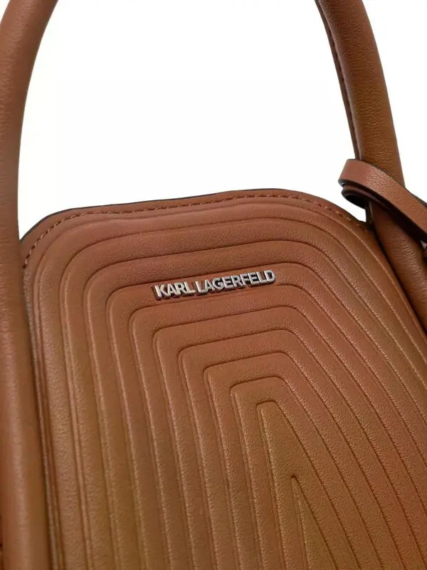 Karl Lagerfeld Geometric-design Tote - Brown