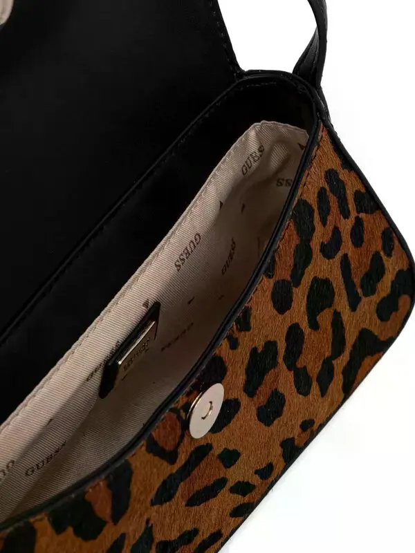 Guess Domitilla Leopard-print Shoulder Bag
