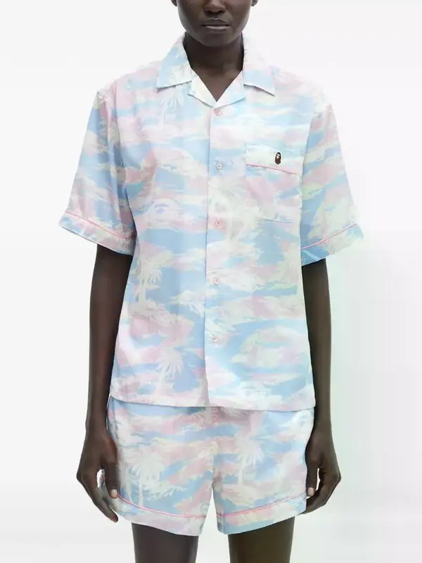 A BATHING APE Patterned Short-sleeve Shirt
