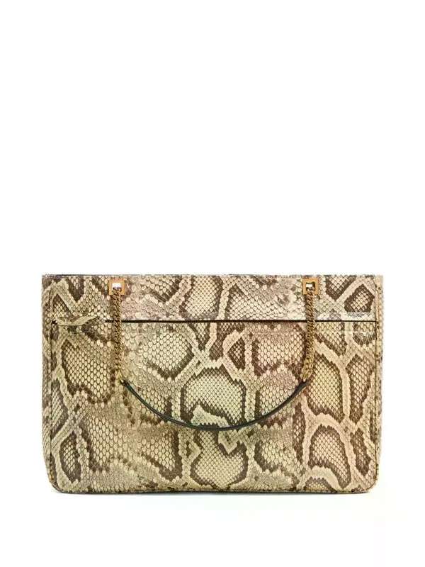 Valentino Garavani Snakeskin-patterned Leather Tote Bag
