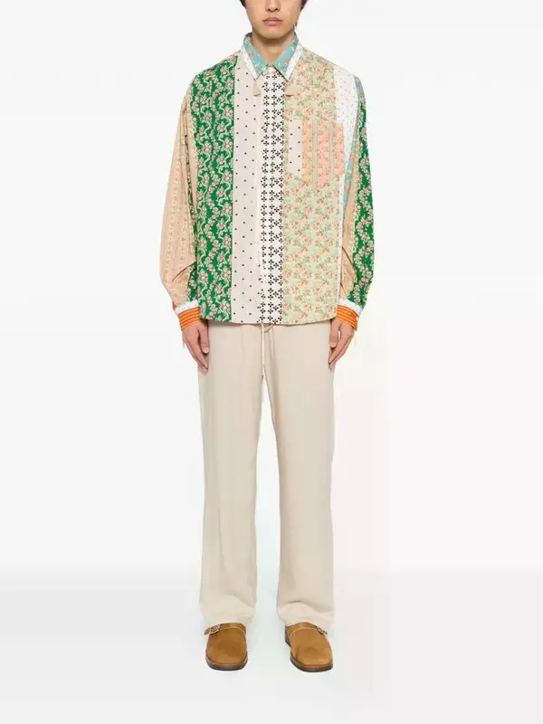 MIDORIKAWA Floral-print Shirt
