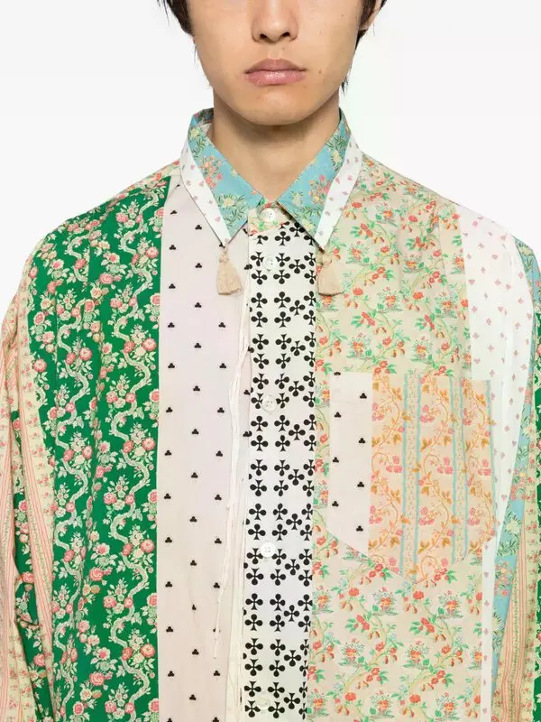 MIDORIKAWA Floral-print Shirt