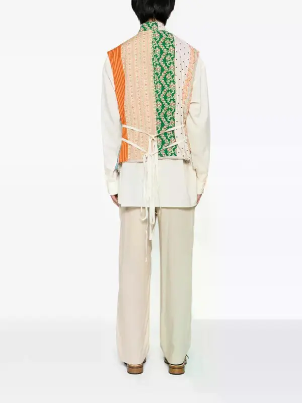 MIDORIKAWA Floral-print Gilet