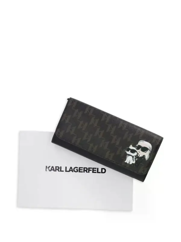 Karl Lagerfeld Ikon Monogram Wallet