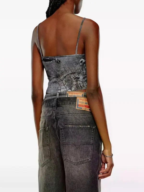 DIESEL® T-halsy Cropped Top