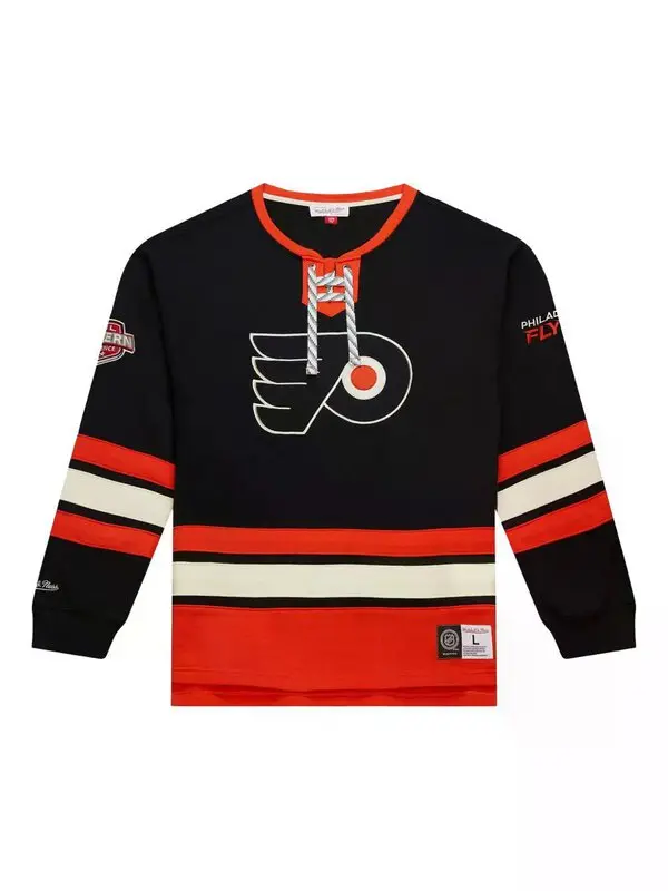 Mitchell & Ness Philadelphia Flyers Lace-up Pullover - Black