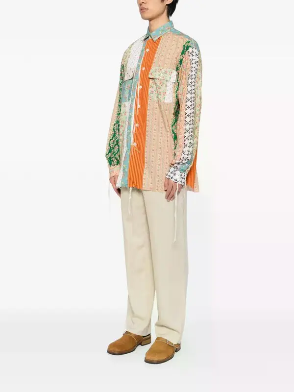 MIDORIKAWA Patchwork Pocket Shirt