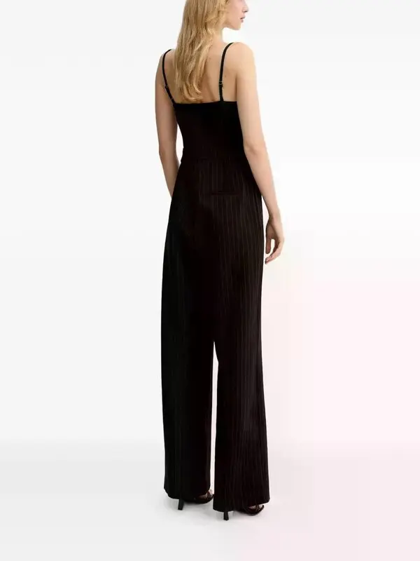 GESTUZ Pinstriped Double-breasted Jumpsuit