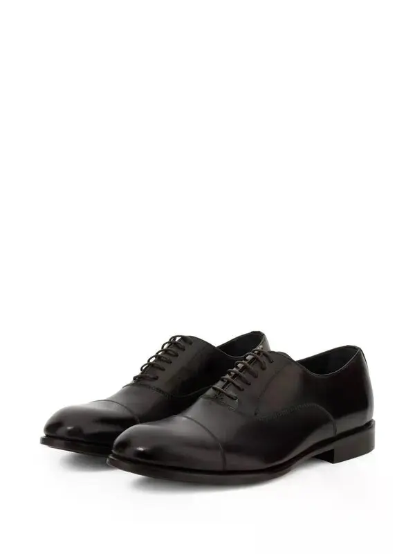 Boggi Milano Leather Oxford Shoes