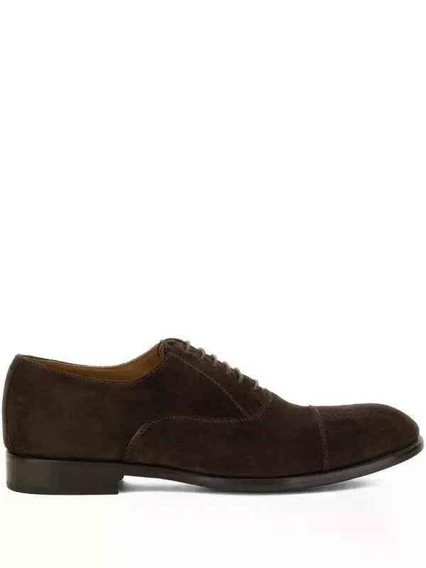Boggi Milano Suede Oxford Shoes