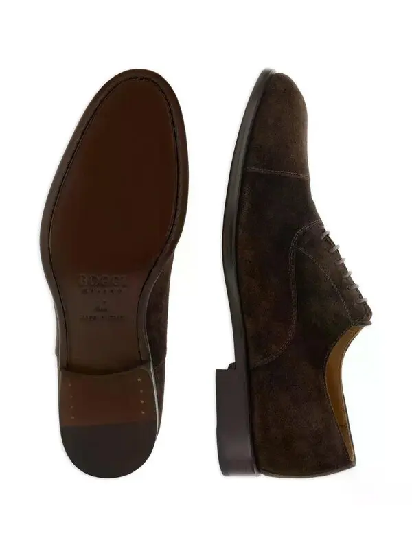 Boggi Milano Suede Oxford Shoes
