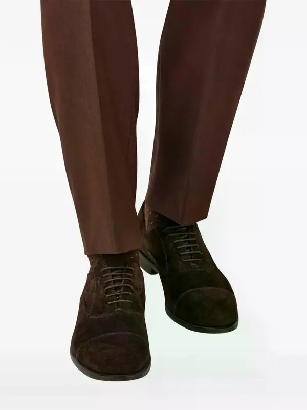 Boggi Milano Suede Oxford Shoes