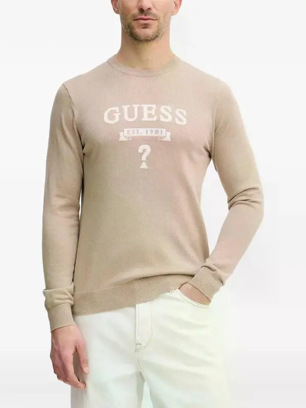 Guess Logo Knitted Sweater