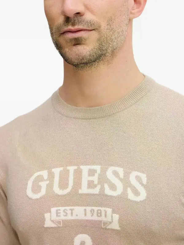 Guess Logo Knitted Sweater