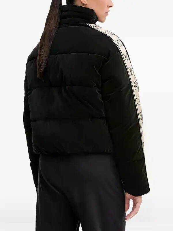 Guess Logo-tape Padded Jacket - Black