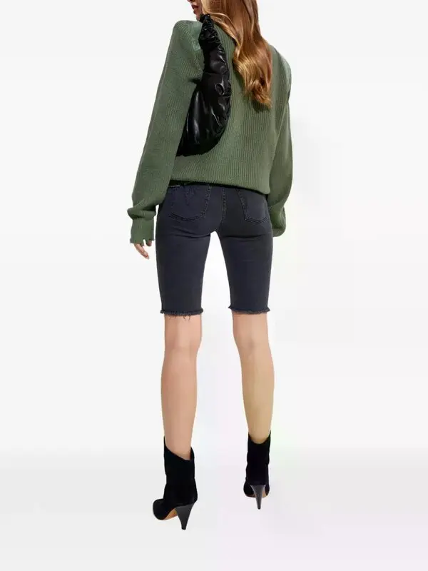 SEROYA Maya Distressed-effect Shorts
