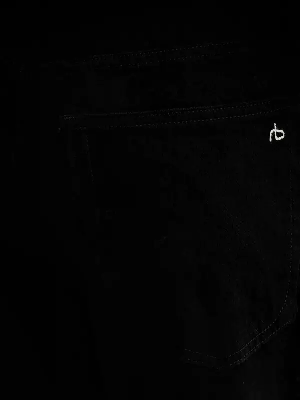 Rag & Bone Straight-leg Jeans - Black