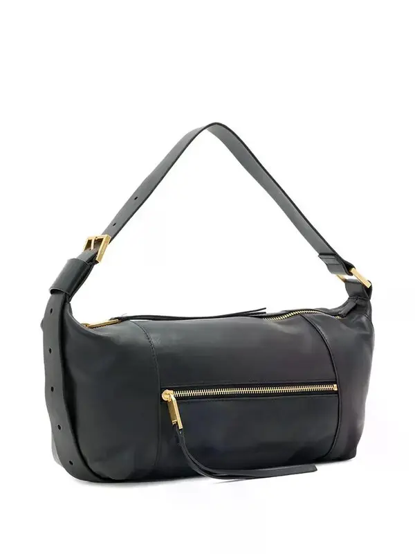 ALLSAINTS Vega Zip Shoulder Bag - Black