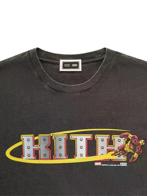 Kith X Marvel Vs. Capcom Heroes Vs. Street Fighter Vintage T-shirt - Grey