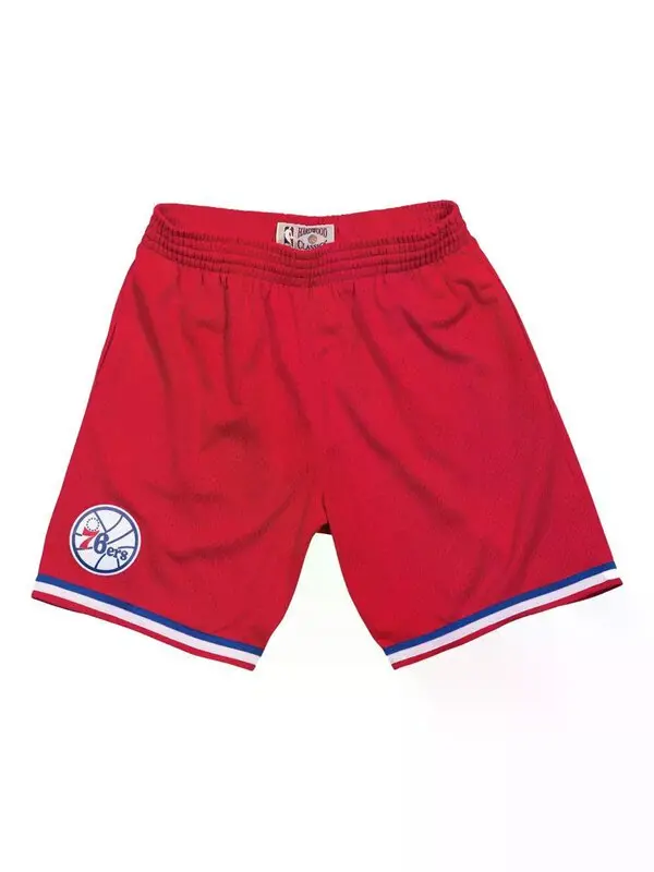Mitchell & Ness Philadelphia 76ers Swingman Shorts - Red