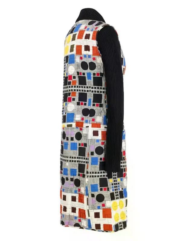 Fendi Geometric Quilted Coat