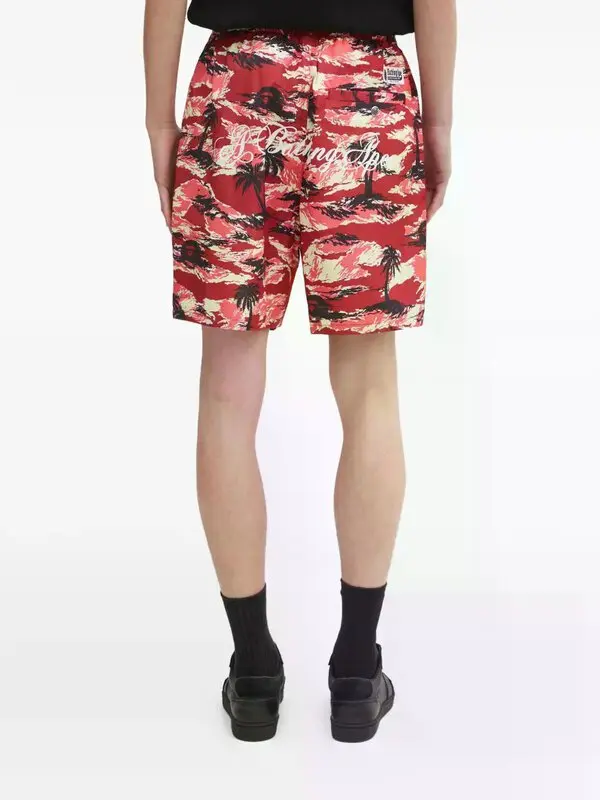 A BATHING APE Printed Shorts