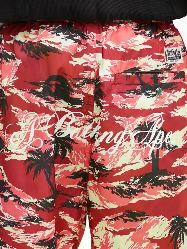 A BATHING APE Printed Shorts