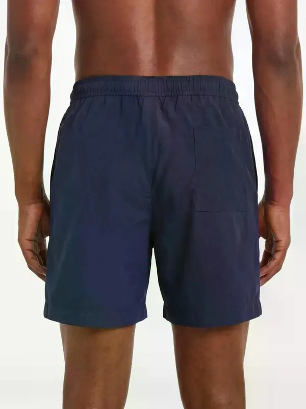Calvin Klein Logo-print Swim Shorts - Blue