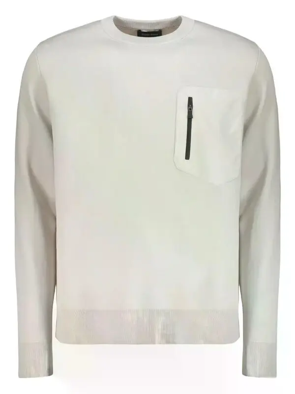 Herno Zip Pocket Sweatshirt - Neutrals