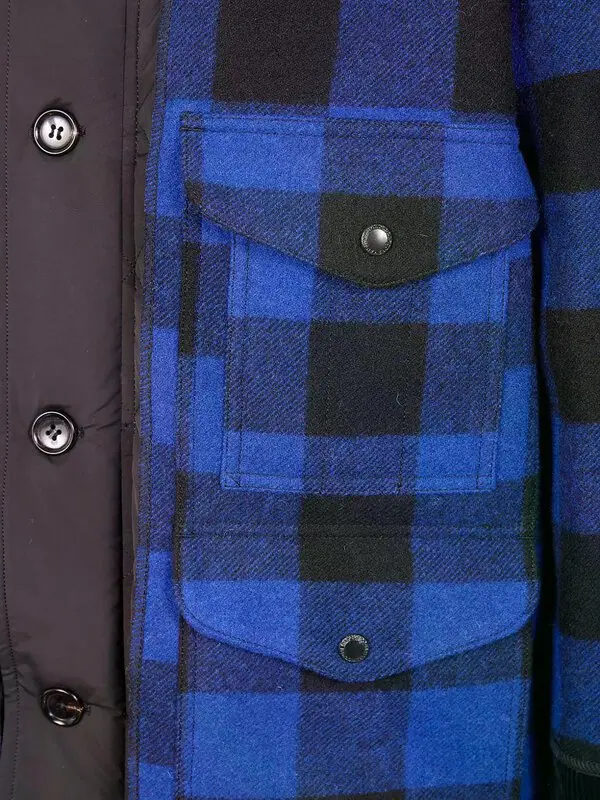 Junya Watanabe Hooded Check-pattern Jacket