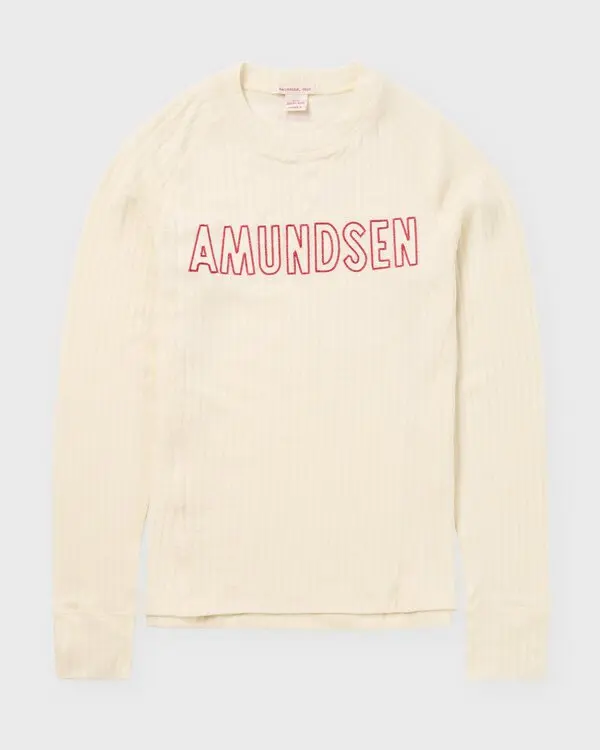 AMUNDSEN Hero's Hide Crew Neck Sweater - Cream