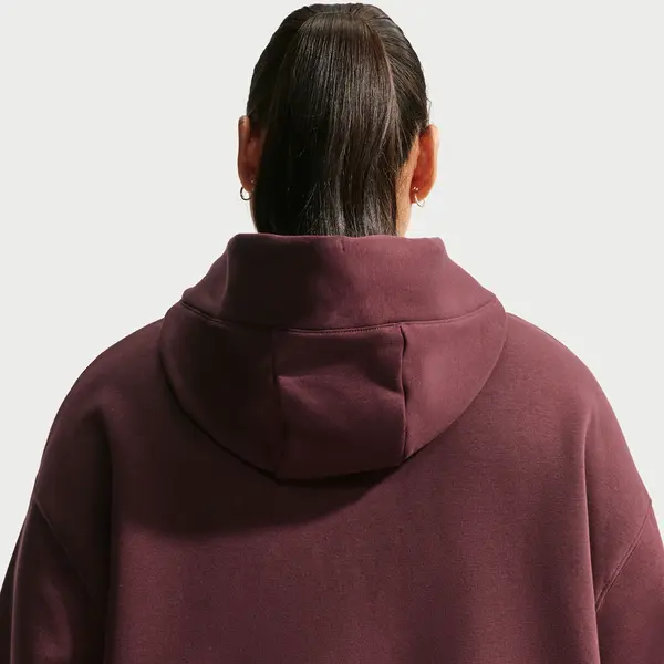Nike Sportswear Phoenix Fleece Oversized Pullover Hoodie - Red