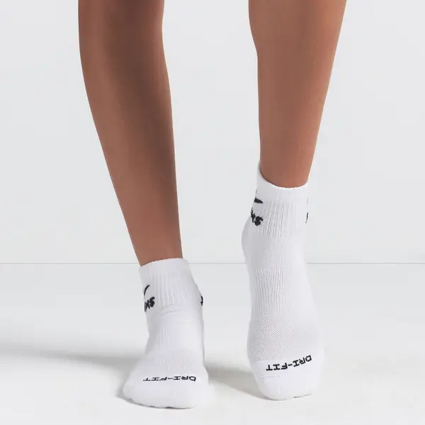 Nike Dri-fit Quarter Socks - White