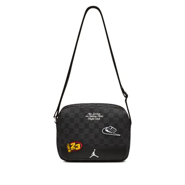 JORDAN Monogram Messenger Bag - Black