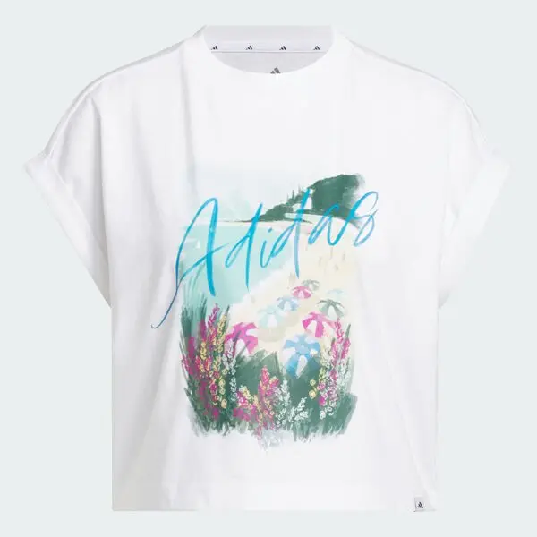 Adidas Graphic T-shirt - White