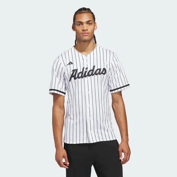 Adidas Dugout Full Button Cotton Jersey
