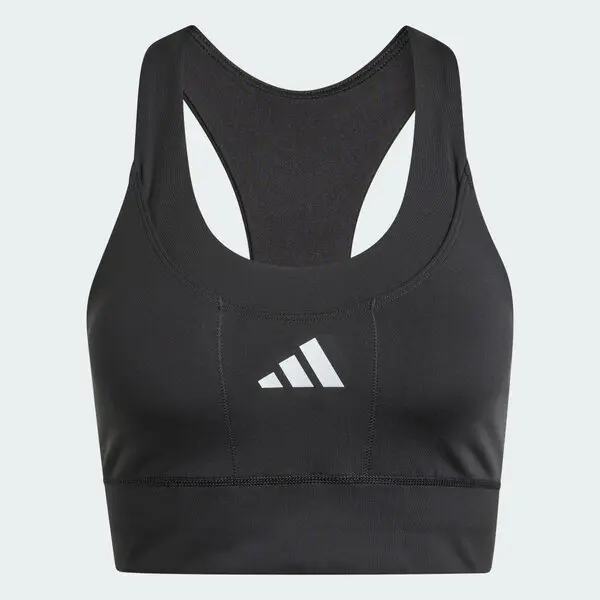 Adidas Adi365 Running Pocket Medium Support Bra - Black